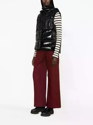 Pinko Puffer Gilet With Embossed Logo