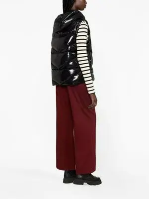 Pinko Puffer Gilet With Embossed Logo