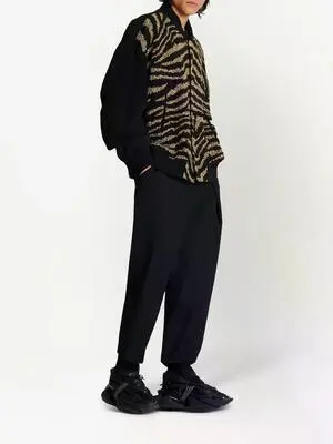 Balmain Metallic Zebra-print Jacket