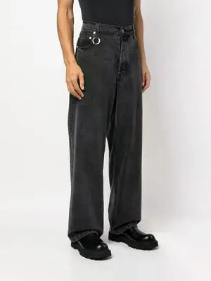 Études Studio Mid-rise Straight-leg Jeans - Black