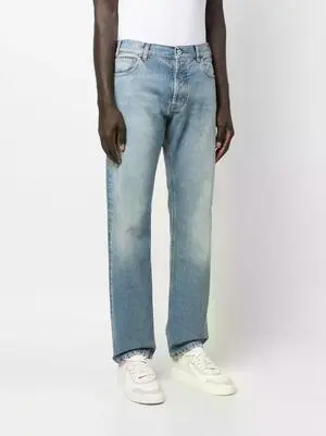 COUNTY OF MILAN Straight-leg Washed Denim Jeans