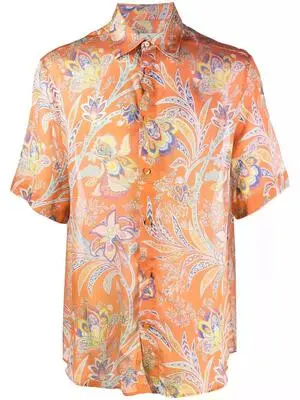 Etro Paisley-print Silk Shirt