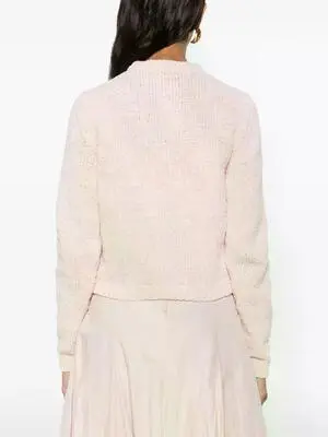 TWINSET Logo-button Cropped Cardigan