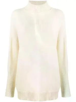 Chinti & Parker Chinti & Parker Roll Neck Cashmere Sweater Neutrals
