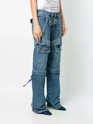 Off-White Cargo Zip Straight-leg Jeans