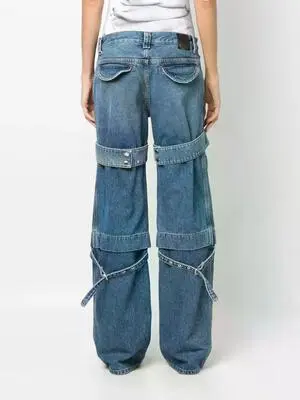 Off-White Cargo Zip Straight-leg Jeans
