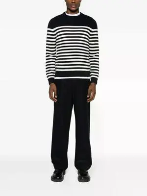 Theory Striped Cotton Jumper