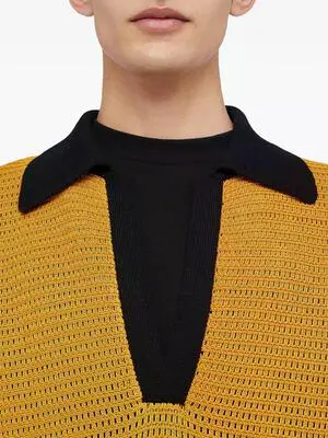 JIL SANDER Knitted Polo Shirt