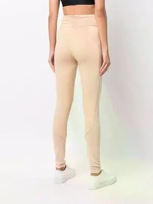 Philipp Plein Stud-detail Sheer-paneling Leggings