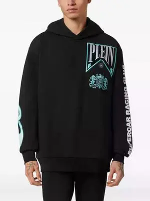 Philipp Plein Flame Racing Hoodie
