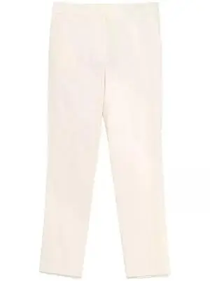 TWINSET Low-rise Trousers With Logo Plaque