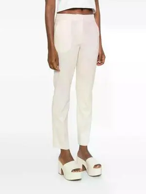 TWINSET Low-rise Trousers With Logo Plaque