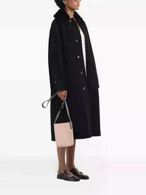 Marni Single-breasted Shearling Collar Coat