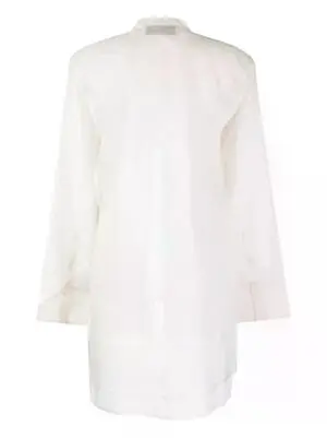 RÓHE Band Collar Button-up Blouse