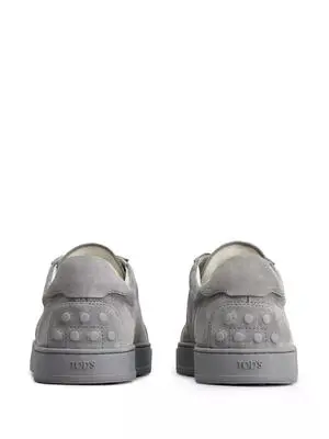 TOD'S Panelled Suede Sneakers - Grey