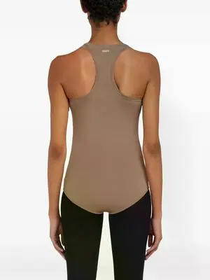 FERRAGAMO Sleeveless Scoop Neck Knitted Bodysuit