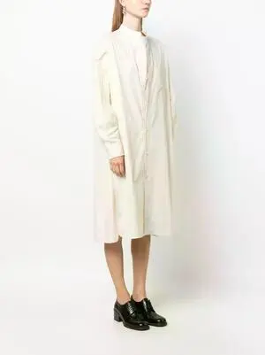 LEMAIRE Band-collar Cotton Shirtdress
