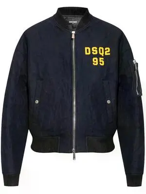 Dsquared2 Embroidered Logo Bomber Jacket