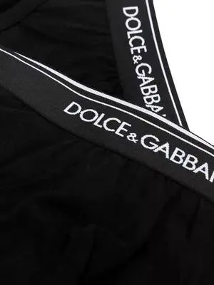 Dolce & Gabbana Logo-waistband Brief - Black