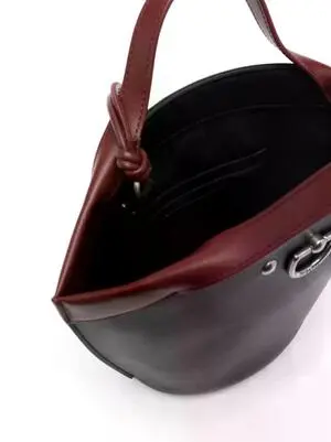 DURAZZI MILANO Two-tone Leather Tote Bag