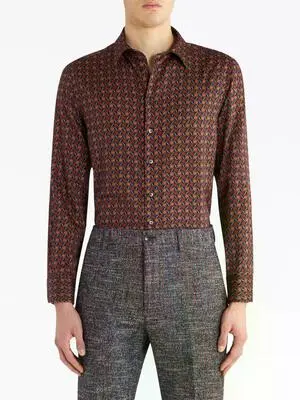 Etro Graphic-print Cotton Shirt
