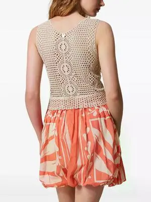 TWINSET Crochet-detail Mini Dress
