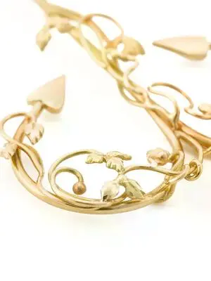 Natasha Zinko 18kt Yellow Gold Anchor Curved Earring