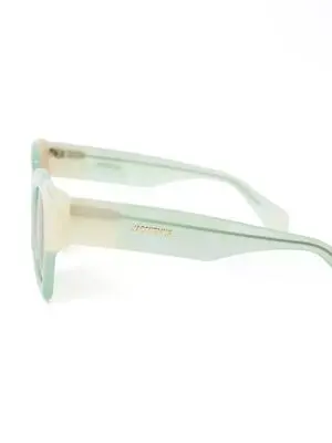 Jacquemus Baci Square-frame Sunglasses - Green