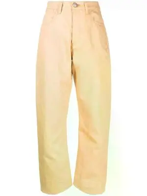 JIL SANDER High-waisted Tapered Leg Jeans