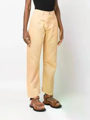 JIL SANDER High-waisted Tapered Leg Jeans