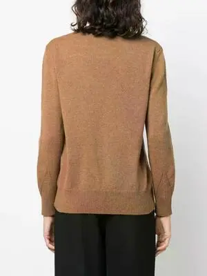 A.p.c. Virgin Wool Crew Neck Jumper With Side Slits