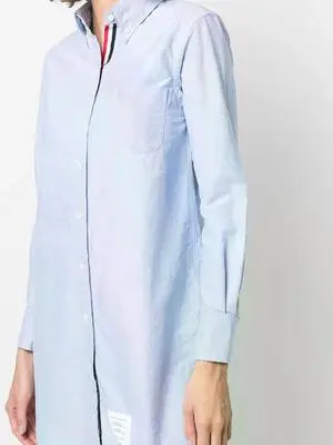 Thom Browne Rwb Trim Shirt Dress