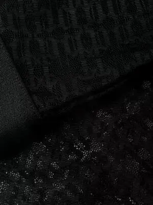 Palm Angels Logo-waistband Lace Briefs