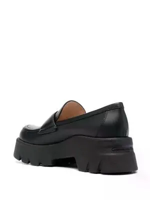 GIANVITO ROSSI 75mm Chunky Leather Loafers