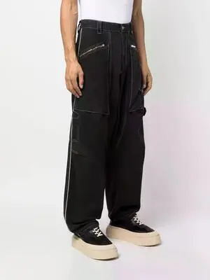 MARANT Parker High-waisted Wide-leg Trousers
