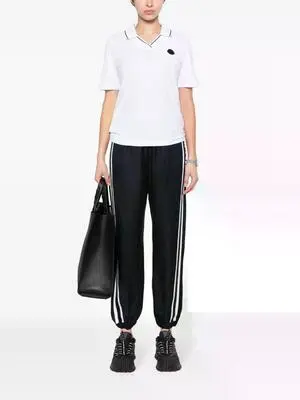 Moncler Logo-embroidered Track Pants - Blue