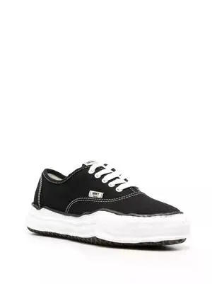 Mihara Yasuhiro Baker Og Sole Canvas Low-top Sneakers - Black