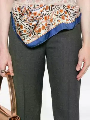 MARINE SERRE Wide-leg Tailored Trousers