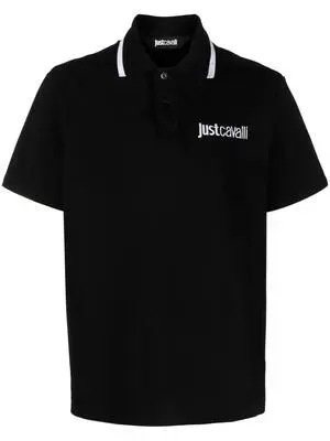Just Cavalli Embroidered Polos For Men