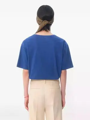 Valentino Garavani Chez-print T-shirt - Blue
