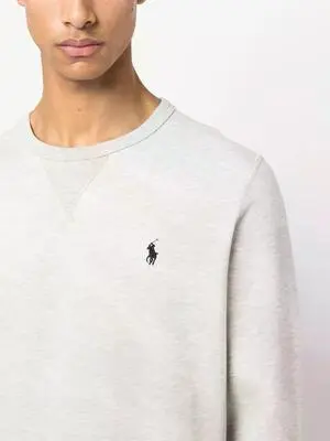 Polo Ralph Lauren Logo Crewneck Sweatshirt - Grey