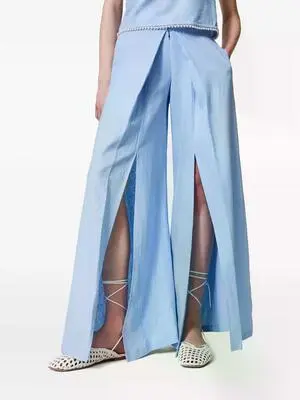 TWINSET Flared Slit Trousers