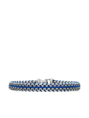 David Yurman Sterling Woven Box Chain Bracelet - Silver