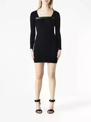 COURREGES Racer Mini Dress - Black