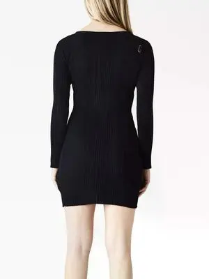COURREGES Racer Mini Dress - Black