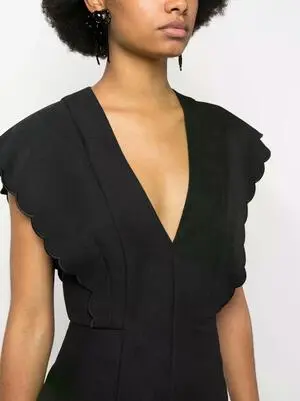 Philosophy Di Lorenzo Serafini Tailored Jumpsuit With Scallop Edge