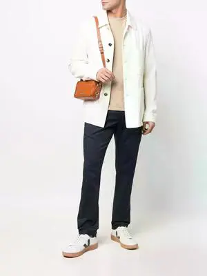 DONDUP Cropped Slim-fit Chinos - Blue