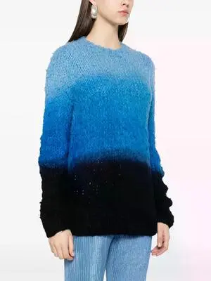 Gabriela Hearst Pallas Ombré Effect Crew Neck Sweater