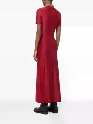 Rabanne Gathered Jersey Maxi Dress