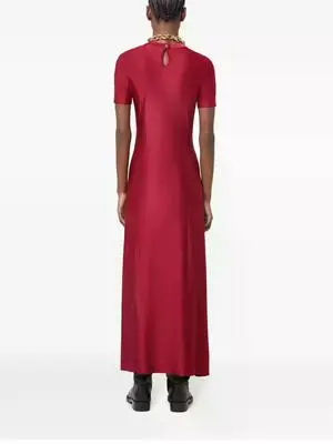 Rabanne Gathered Jersey Maxi Dress